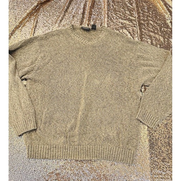 Van Heusen | Sweaters | Van Heusen Beige Sweater Ramie Cotton Men L ...